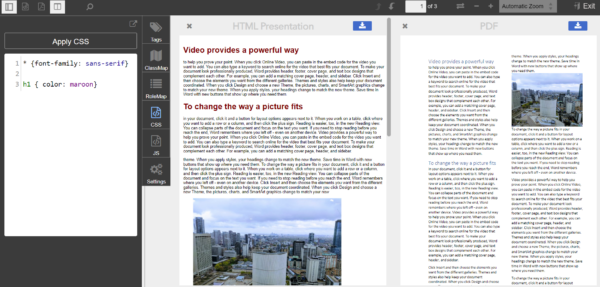 ngPDF: a web application to play with PDF to HTML Derivation algorithm – PDF Association