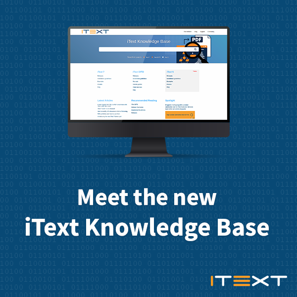 Meet the new iText Knowledge Base – PDF Association