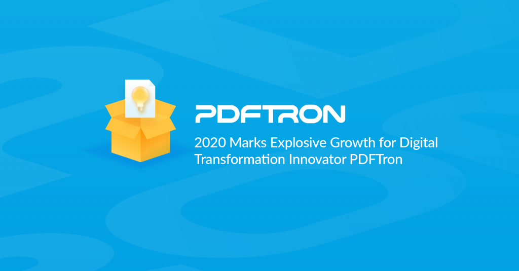 2020 Marks Explosive Growth for Digital Transformation Innovator ...