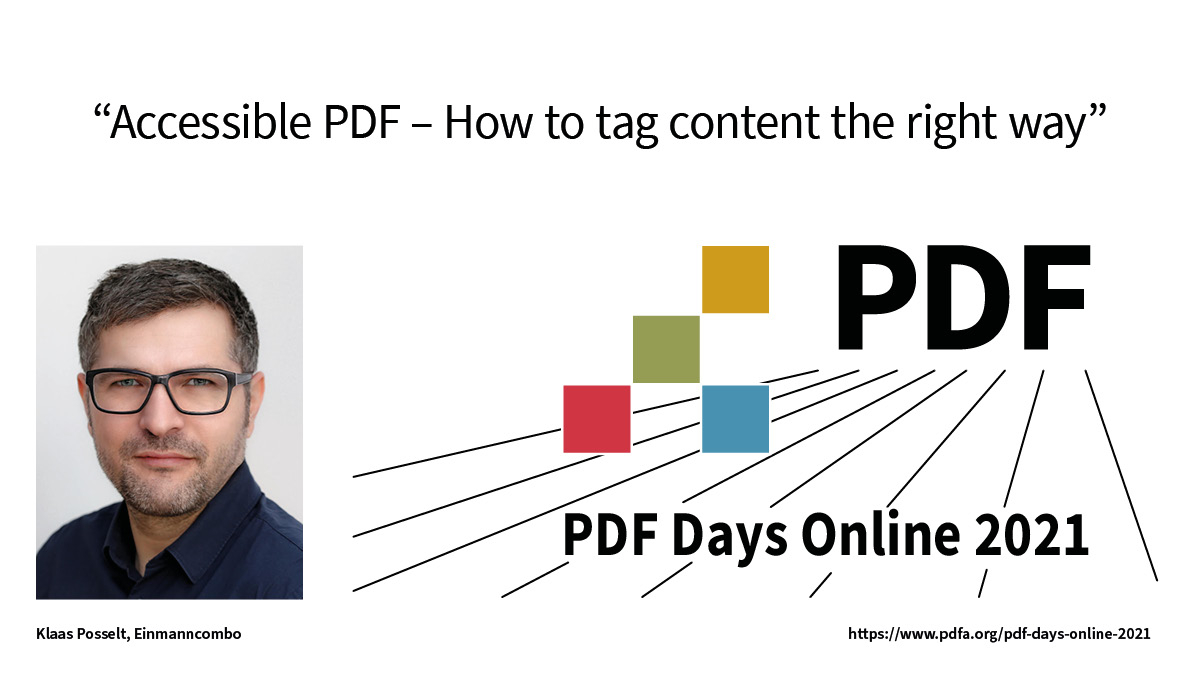 Accessible PDF – How to tag content the right way – PDF Association