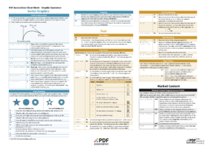 “Cheat Sheets” for PDF, for free! – PDF Association