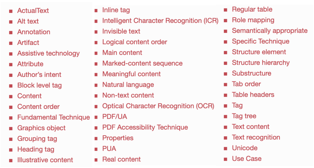 Accessible PDF – PDF Association