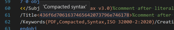 New Visual Studio Code extension supporting PDF syntax – PDF Association