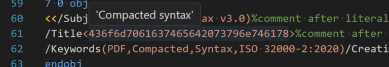 New Visual Studio Code extension supporting PDF syntax – PDF Association