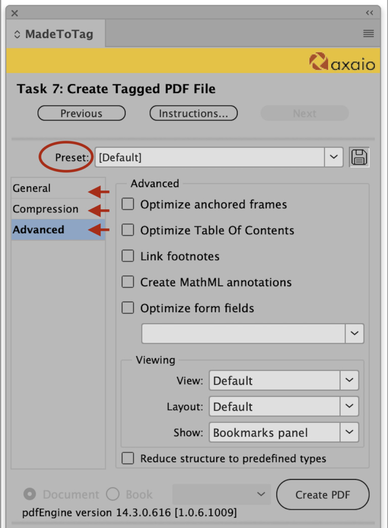 New axaio MadeToTag version with export preset option & numerous enhancements – PDF Association