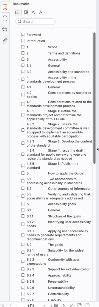 PDF-UX: Bookmarks – PDF Association