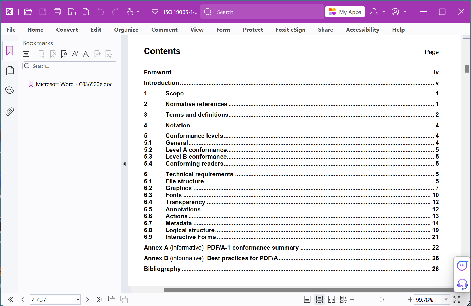PDF-UX: Bookmarks – PDF Association