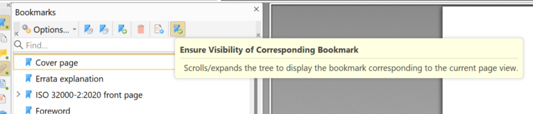 PDF-UX: Bookmarks – PDF Association