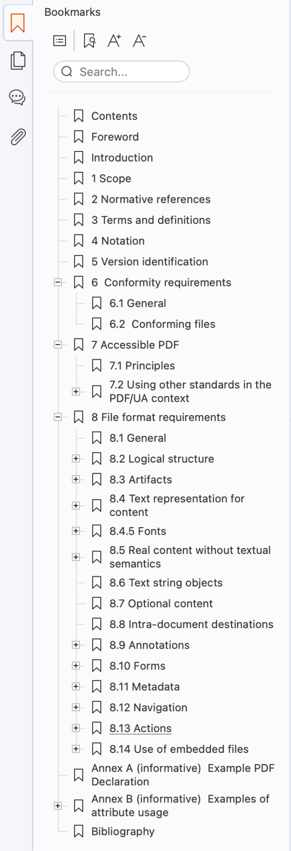 PDF-UX: Bookmarks – PDF Association
