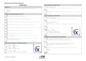 PDF Cheat Sheets, 2nd edition – PDF Association