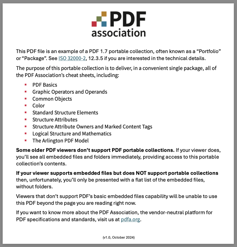 PDF-UX: Collections – PDF Association
